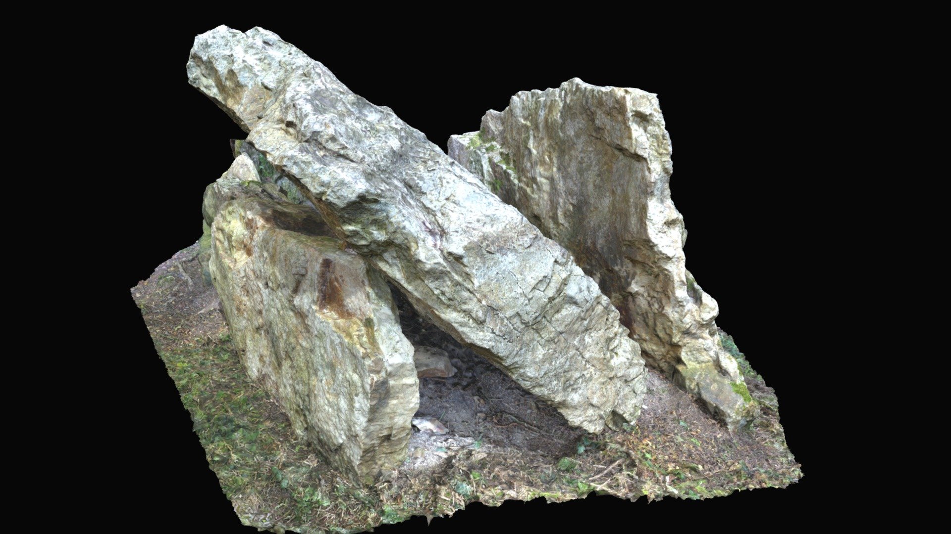 Carrickgollogan Wedge Tomb (DU026-059----) - Download Free 3D model by ...