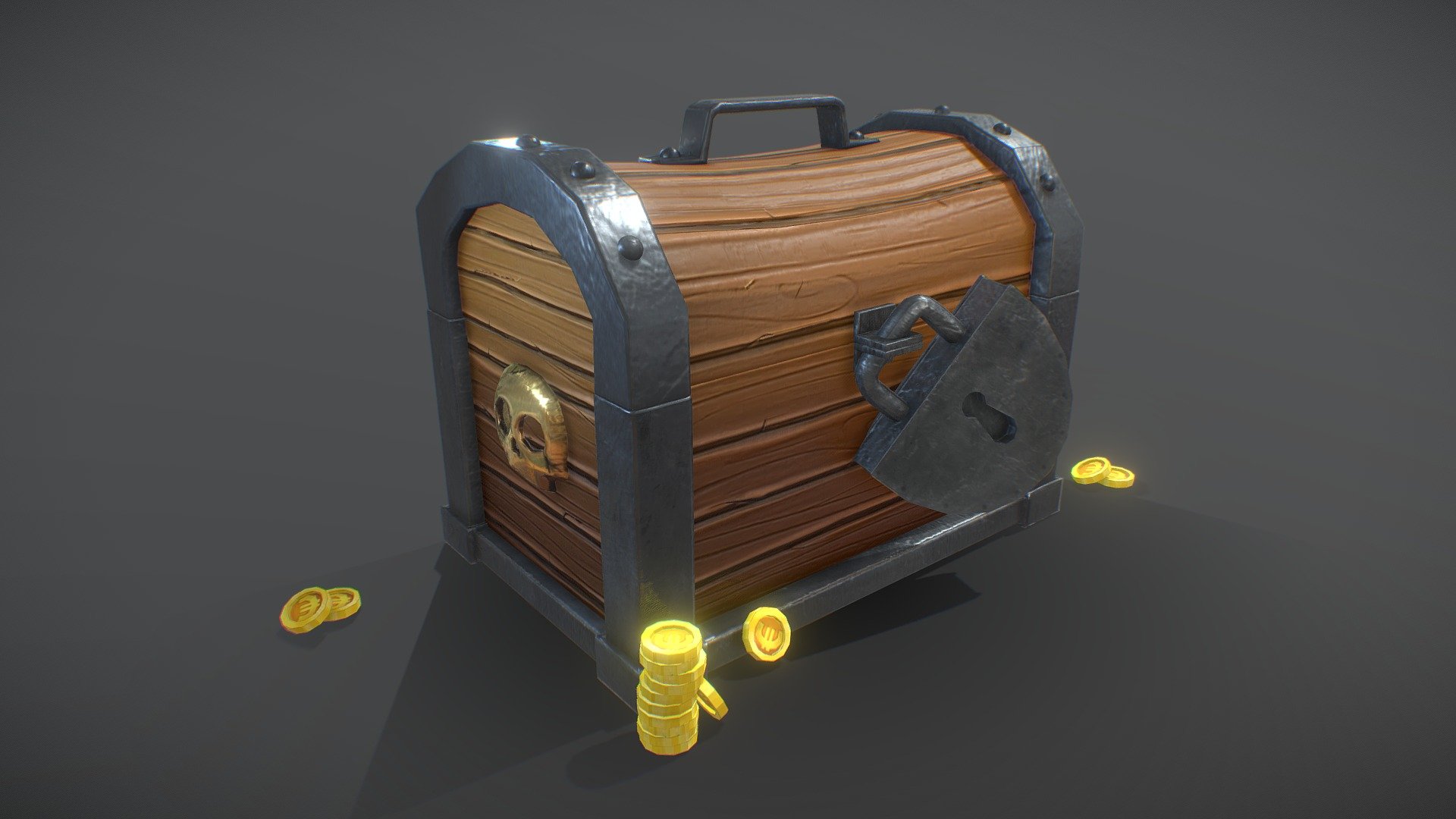 Stylized Chest - Download Free 3D model by Mostafa (@patroo) [ef0d53a ...