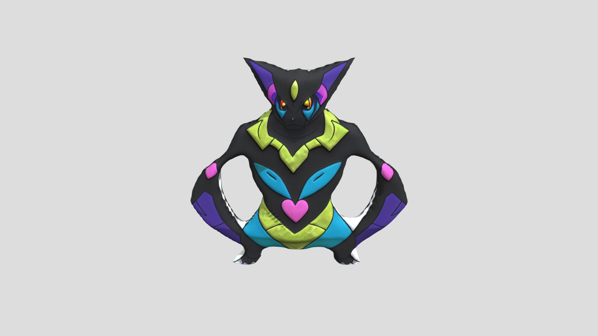 Pokemon Goal 734 - Download Free 3D model by klrxyz [ef149be] - Sketchfab