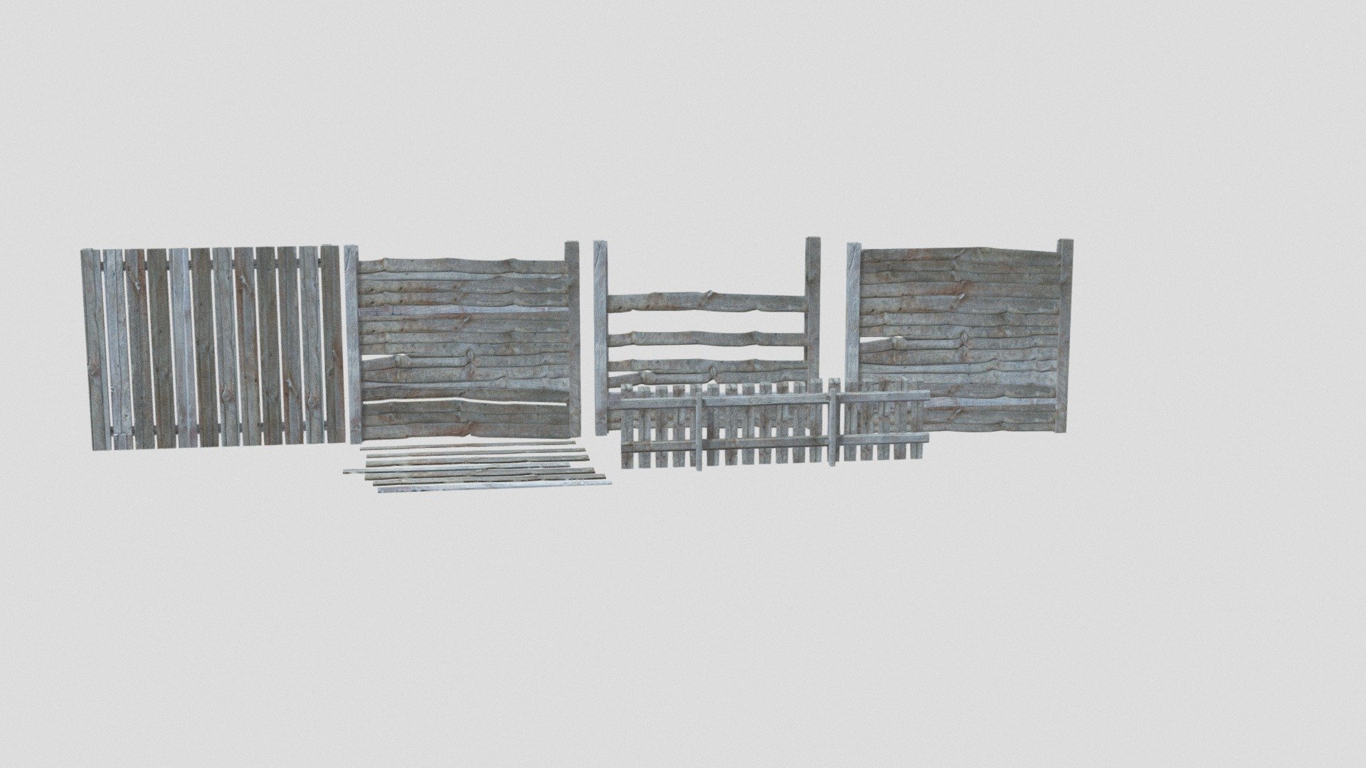 Fences - Download Free 3D model by SoftNote [ef1660b] - Sketchfab