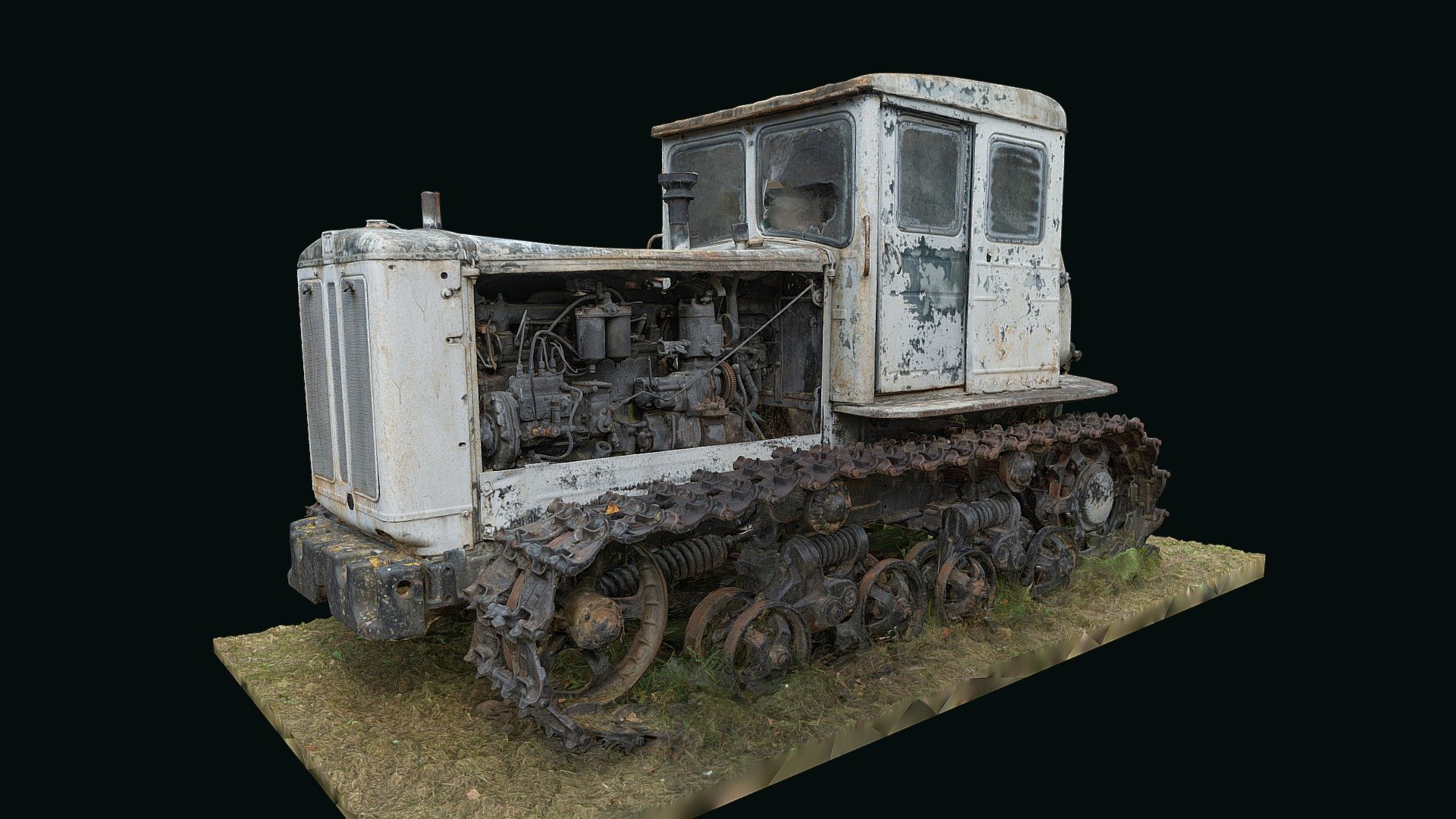 Soviet-era Crawler Tractor DT-54 photogrammetry - 3D model by Saulius.Zaura [ef177c1] - Sketchfab