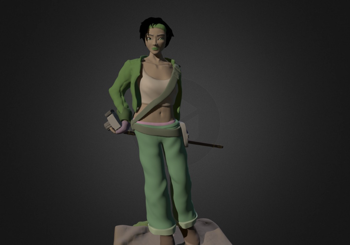 Jade - 3D model by Alex C (@acarlton) [ef18359] - Sketchfab