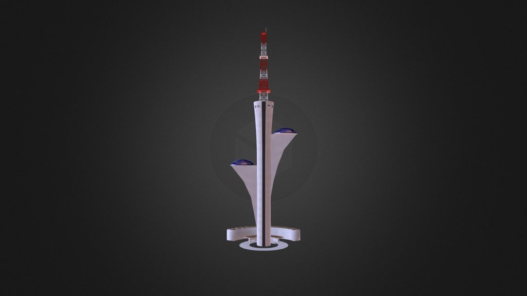 Digital TV Tower - Download Free 3D model by adonis-dio [ef199fa ...