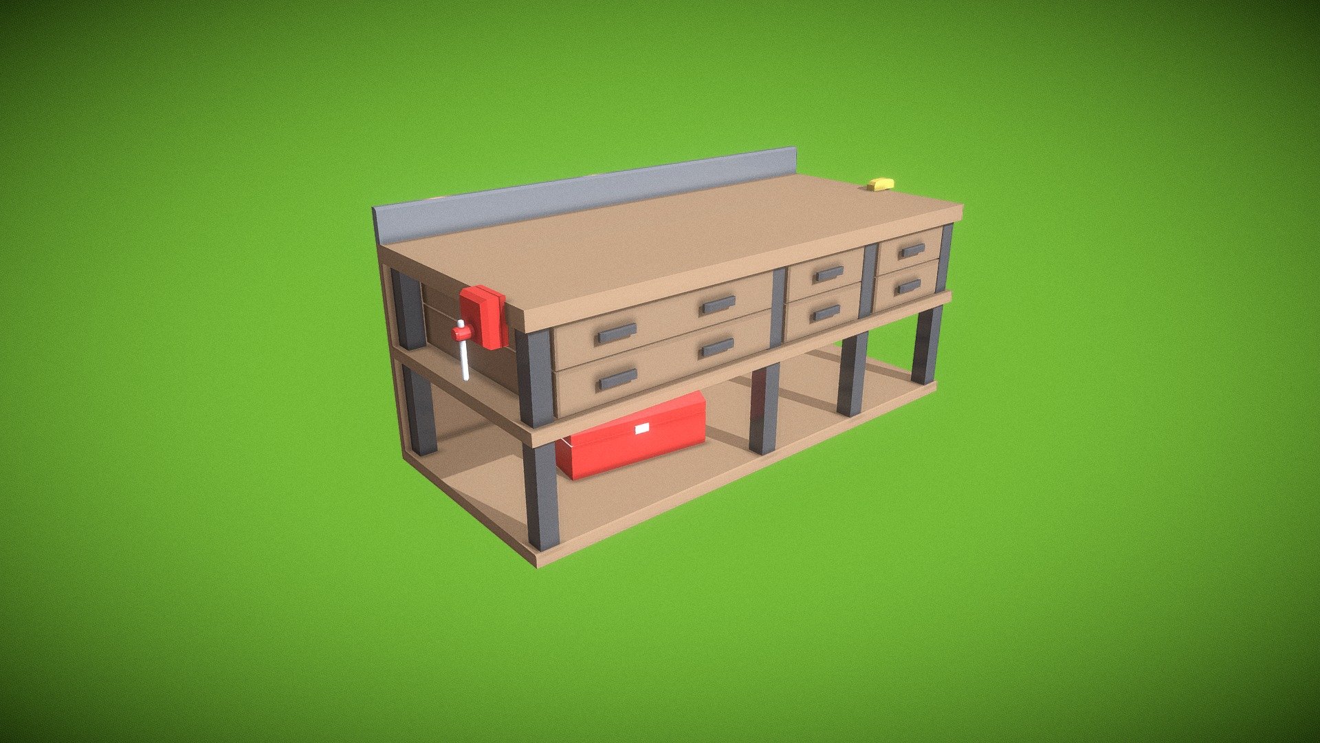 Workbench - Download Free 3D model by Tiko (@tikoavp) [ef1c5d6] - Sketchfab