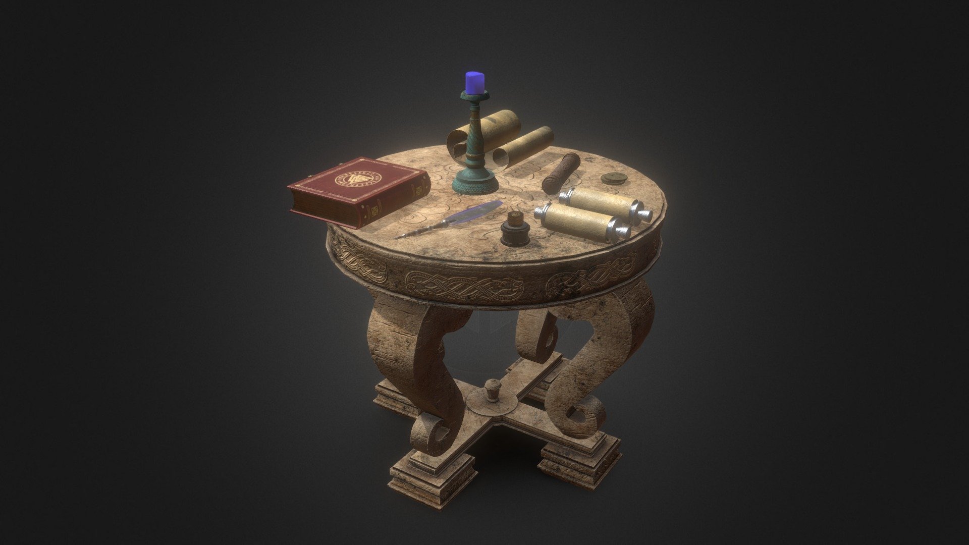 TableAsset - 3D model by sethu [ef1c766] - Sketchfab