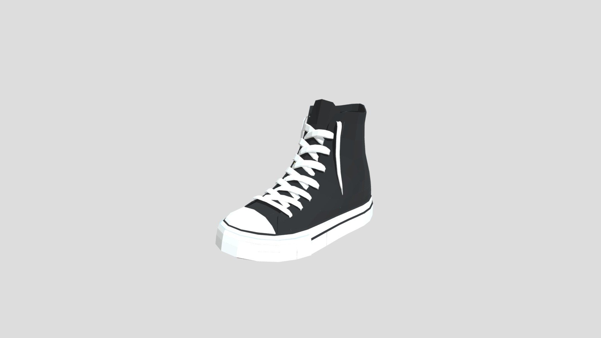 Low poly converse - 3D model by lowpolyman (@lowpolyma) [ef1c949 ...