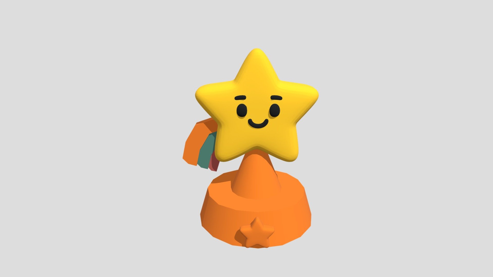 Estrella2_ Naranja - 3D model by eromeroc4 [ef1d546] - Sketchfab