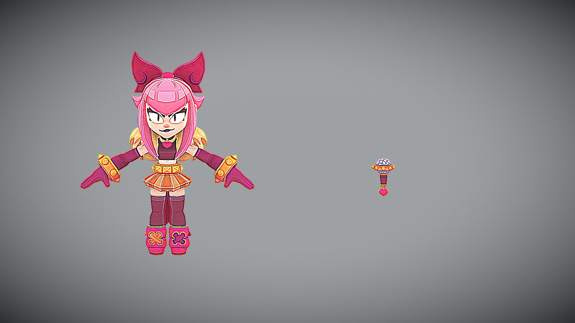 cartoon character Melodie - Download Free 3D model by star ...