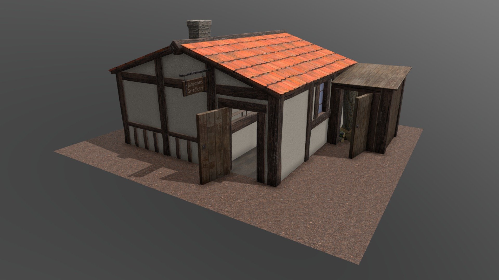 Phillippe Jahnsons Carpentry - 3D model by Que3D (@que_3d) [ef1f2b6 ...