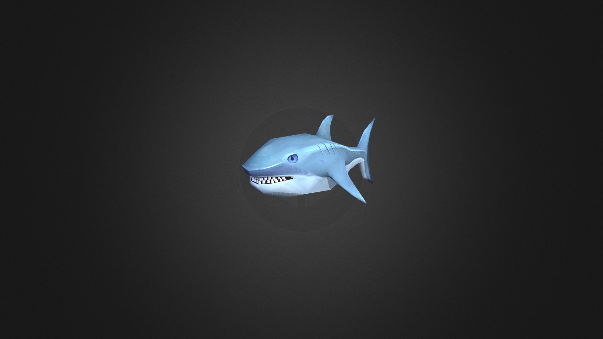 Hand Painted Shark Model - 3D model by Rob (@rmunday921) [ef1f551 ...