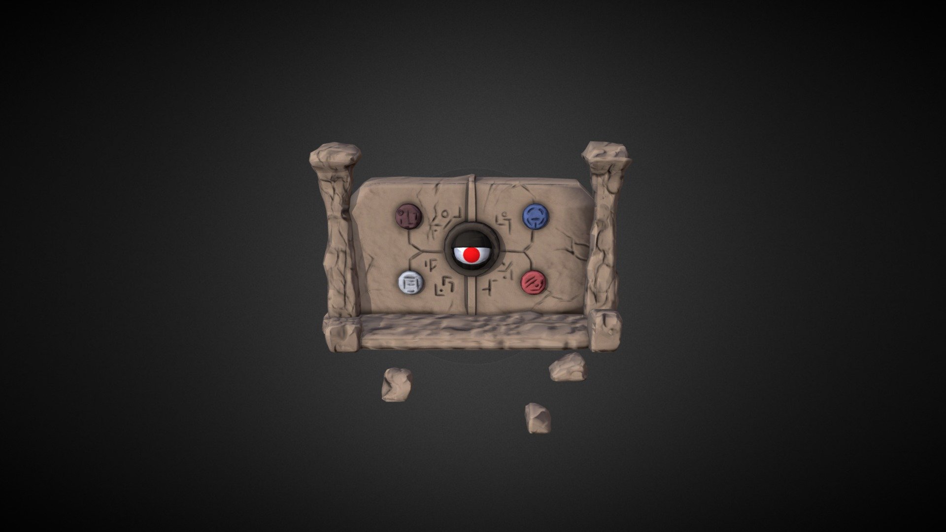 Eye Wall - 3D model by Léon Maurice (@Silveraze) [ef1fddf] - Sketchfab