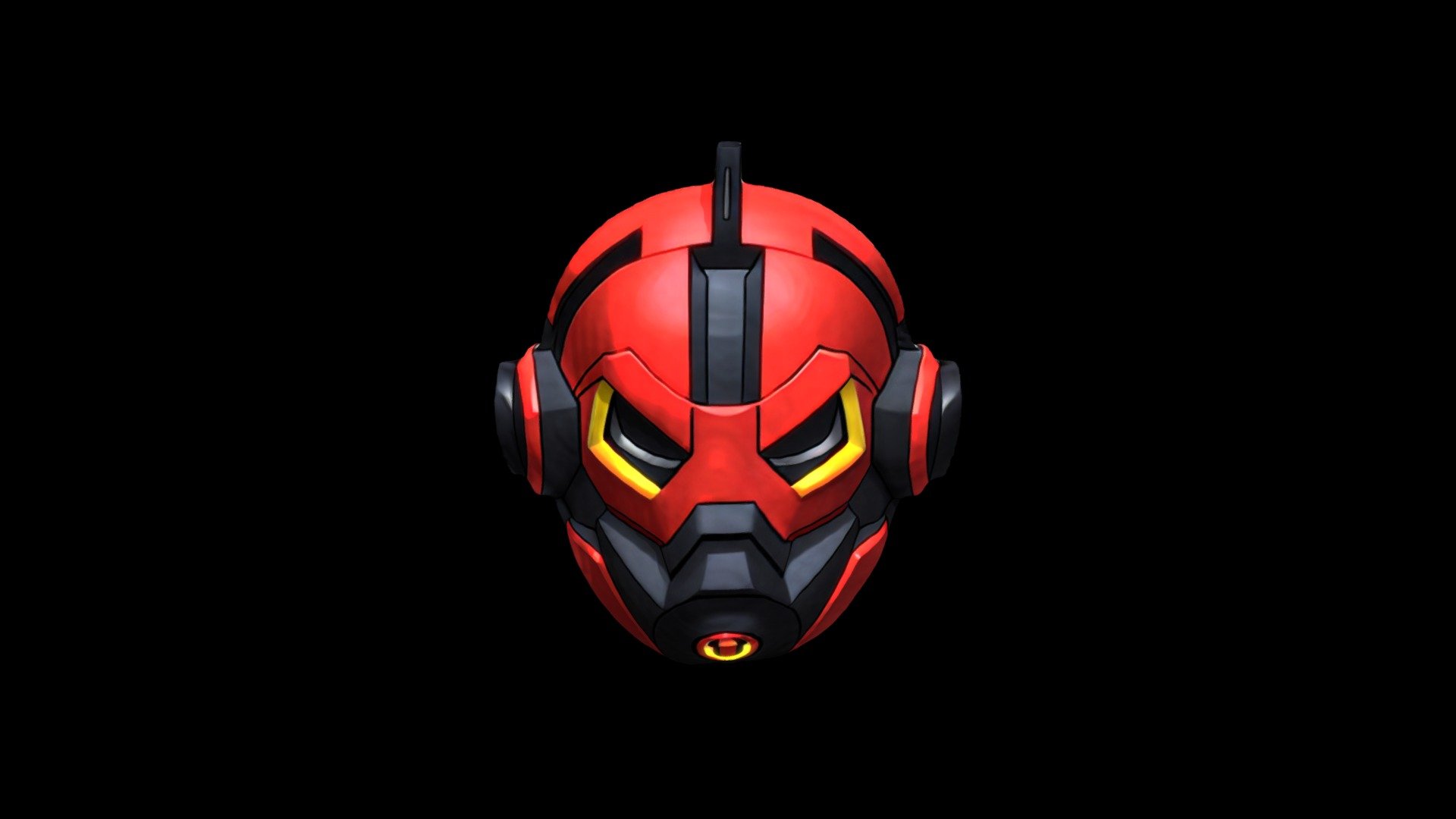 Helmet Mask Robot Cartoon 1596 - Download Free 3D model by klrxyz ...