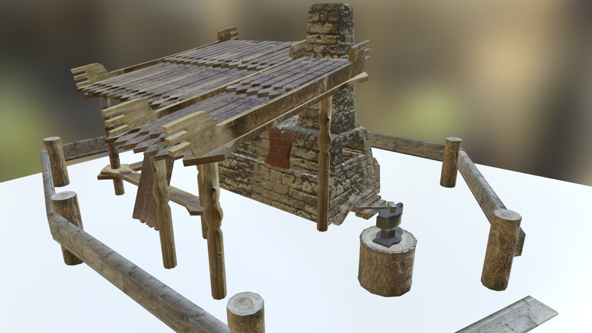 Forge - 3D model by DraYberg [ef203a9] - Sketchfab