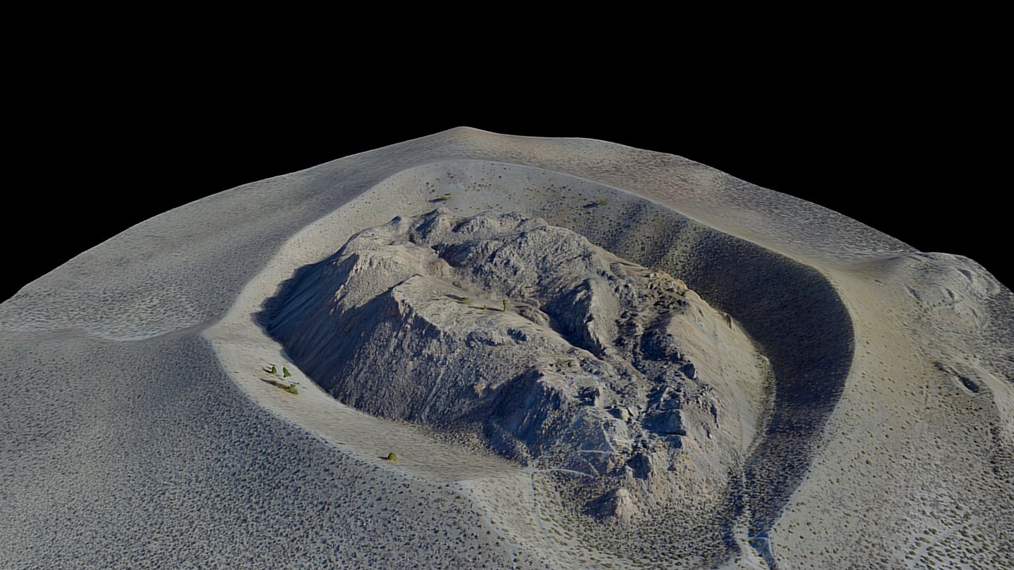 Panum Crater - 3D model by Kyle (@geokyle) [ef20484] - Sketchfab