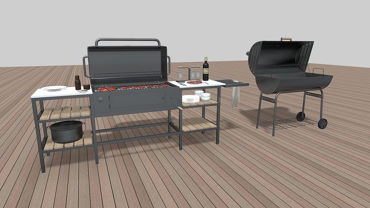 Grill 3D models - Sketchfab