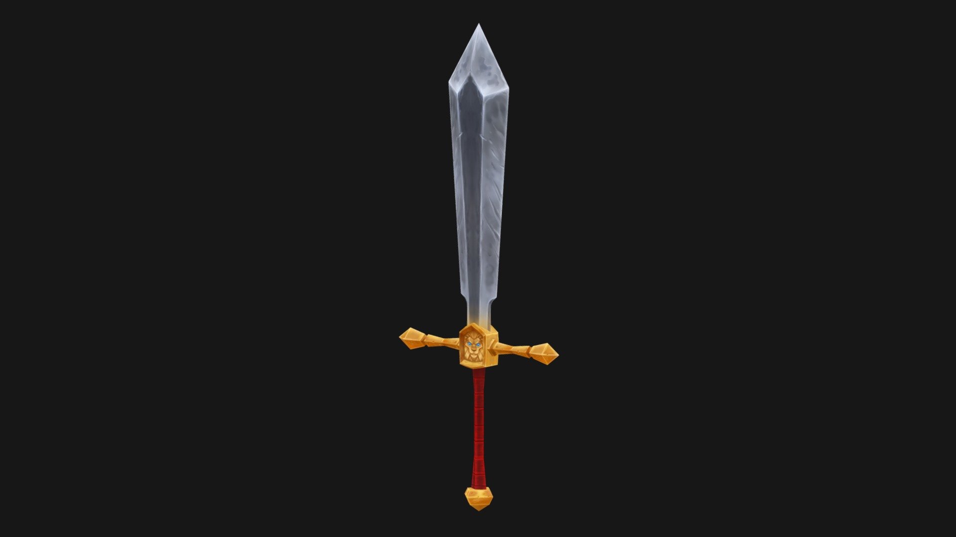 Hand Painted 2h Sword - 3D model by yagizkani [ef23755] - Sketchfab