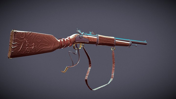 Bolt-action-rifle 3D models - Sketchfab