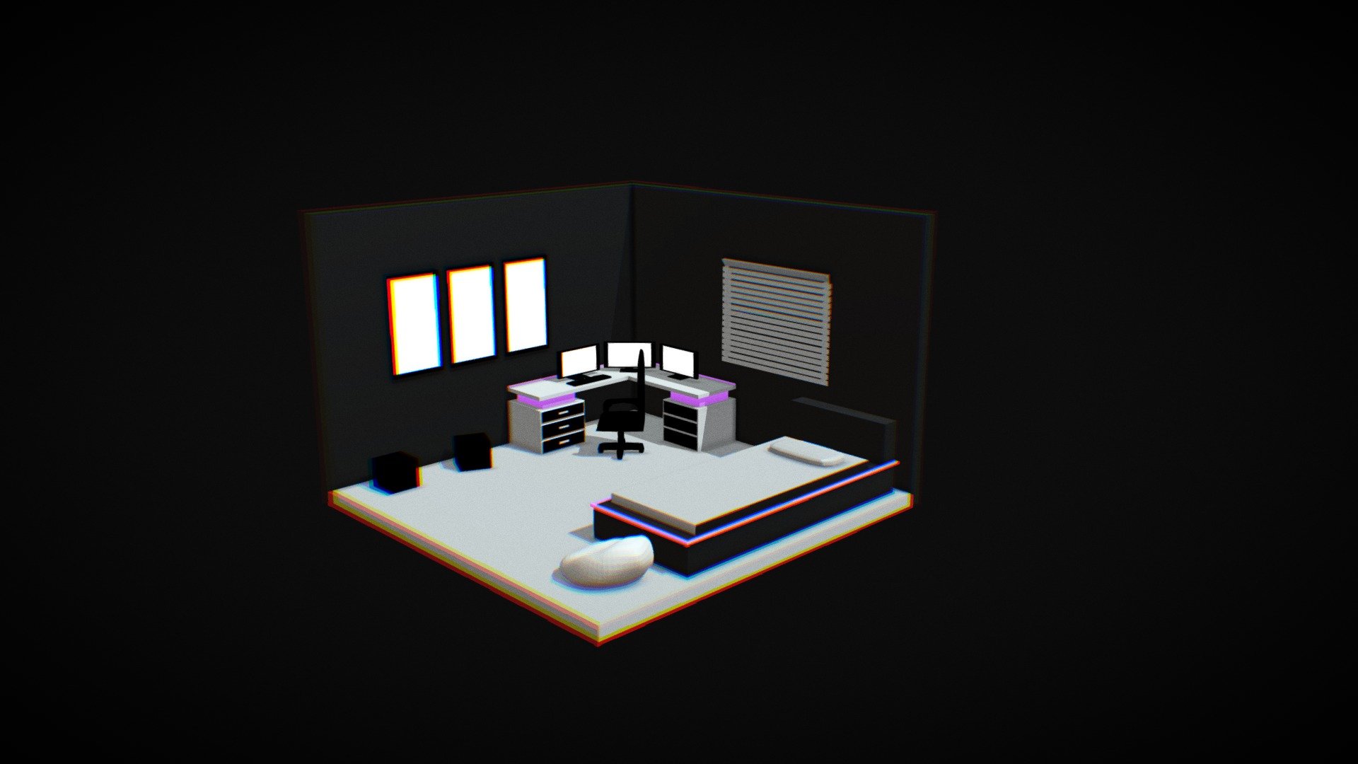 Room Simple - Download Free 3D model by Sabriny [ef23f97] - Sketchfab
