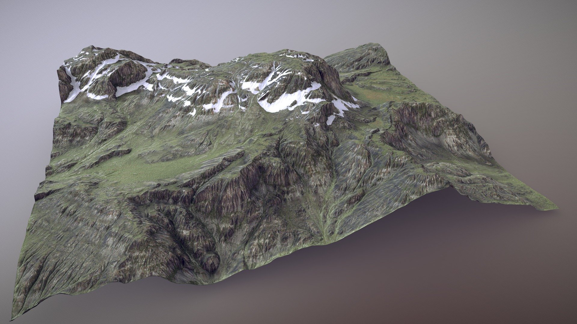 Knolly Mountains - Buy Royalty Free 3D model by taber.noble [ef28e95 ...