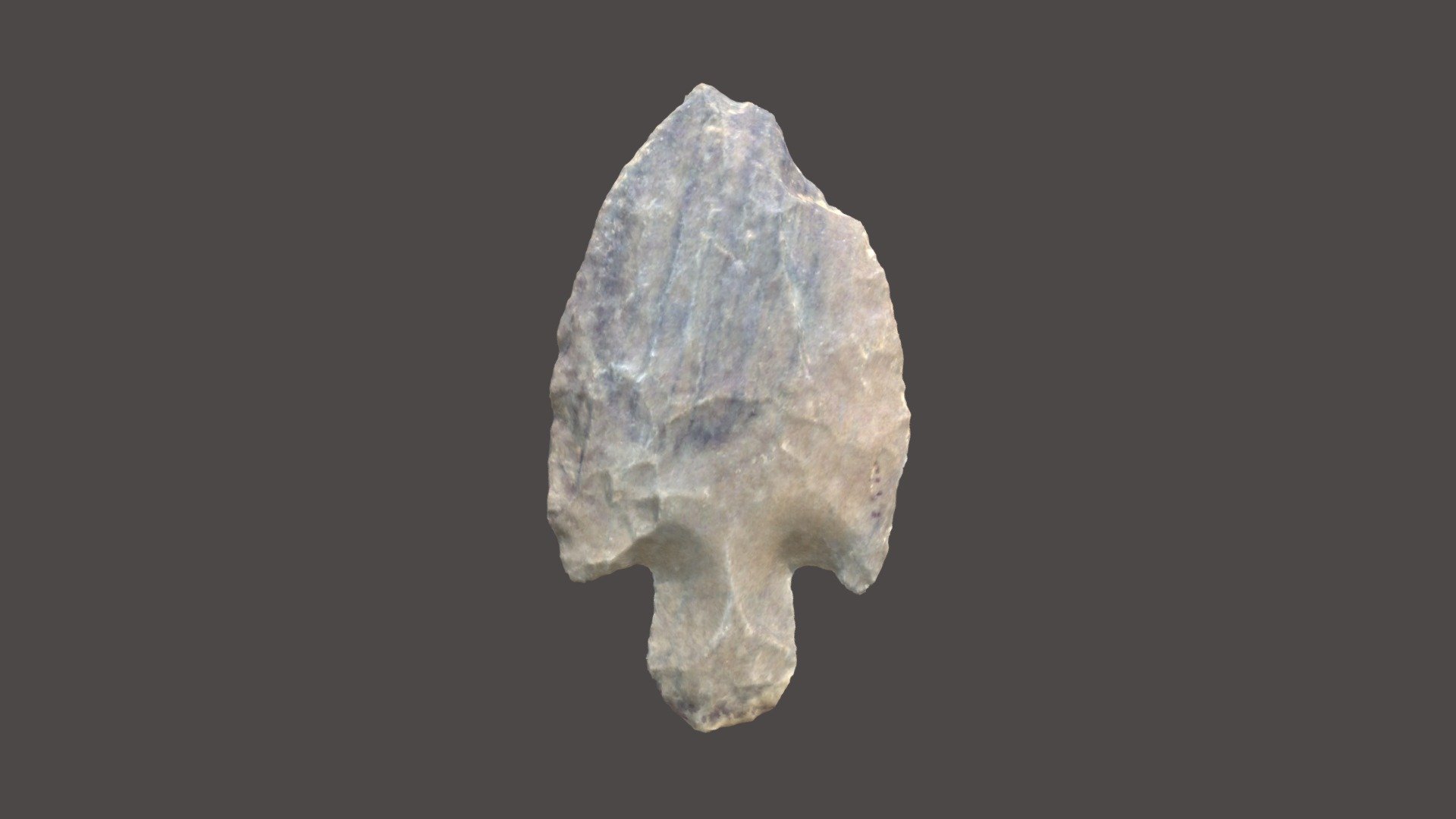 FR045, Middle Woodland, Turkey Tail point - Download Free 3D model by ...