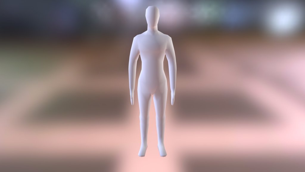 55698 Very Low Poly Human Basemesh - 3D model by natachacallahan ...