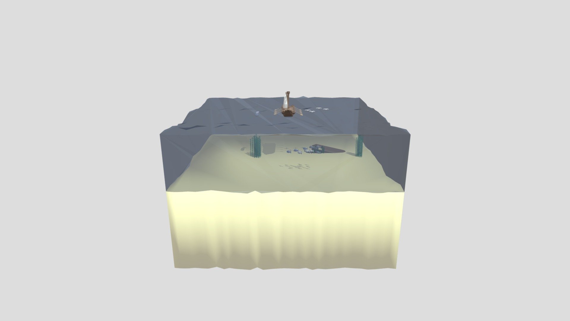ShipScene 01 - 3D model by Jasper (@s05555) [ef2e9af] - Sketchfab