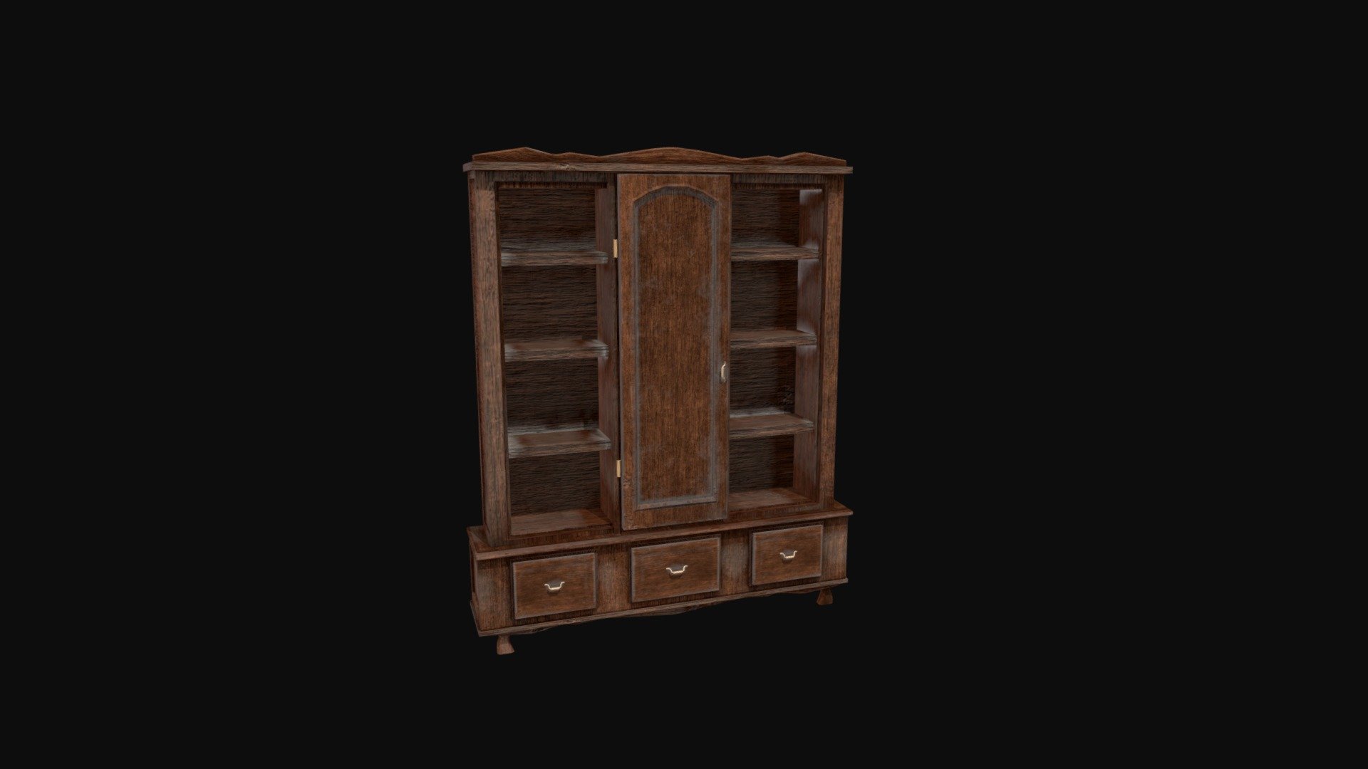 Cabinet for a horror game - 3D model by Renee B (@reneetjuhh) [ef2ef88 ...