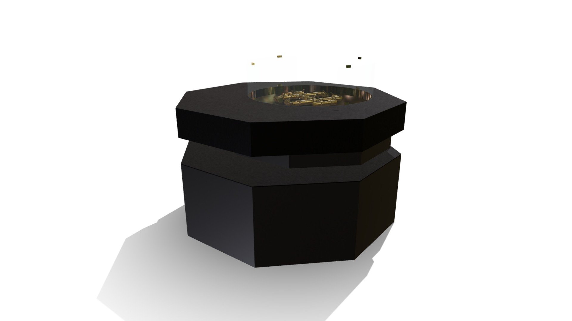 Modofire Octagonal Offset Fire Pit Table - 28in - 3D model by Modofire ...