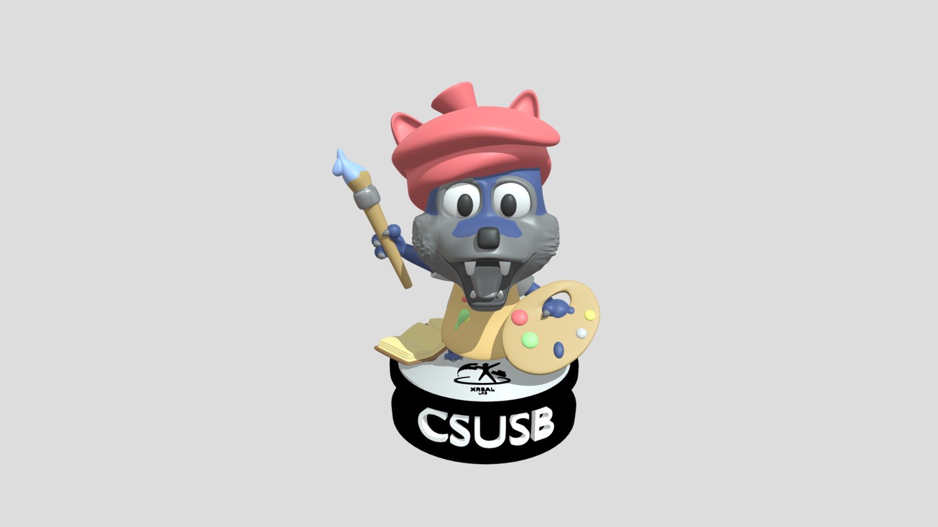 Cody The Coyote, Arts and Letters - 3D model by CSUSB xREAL Lab ...