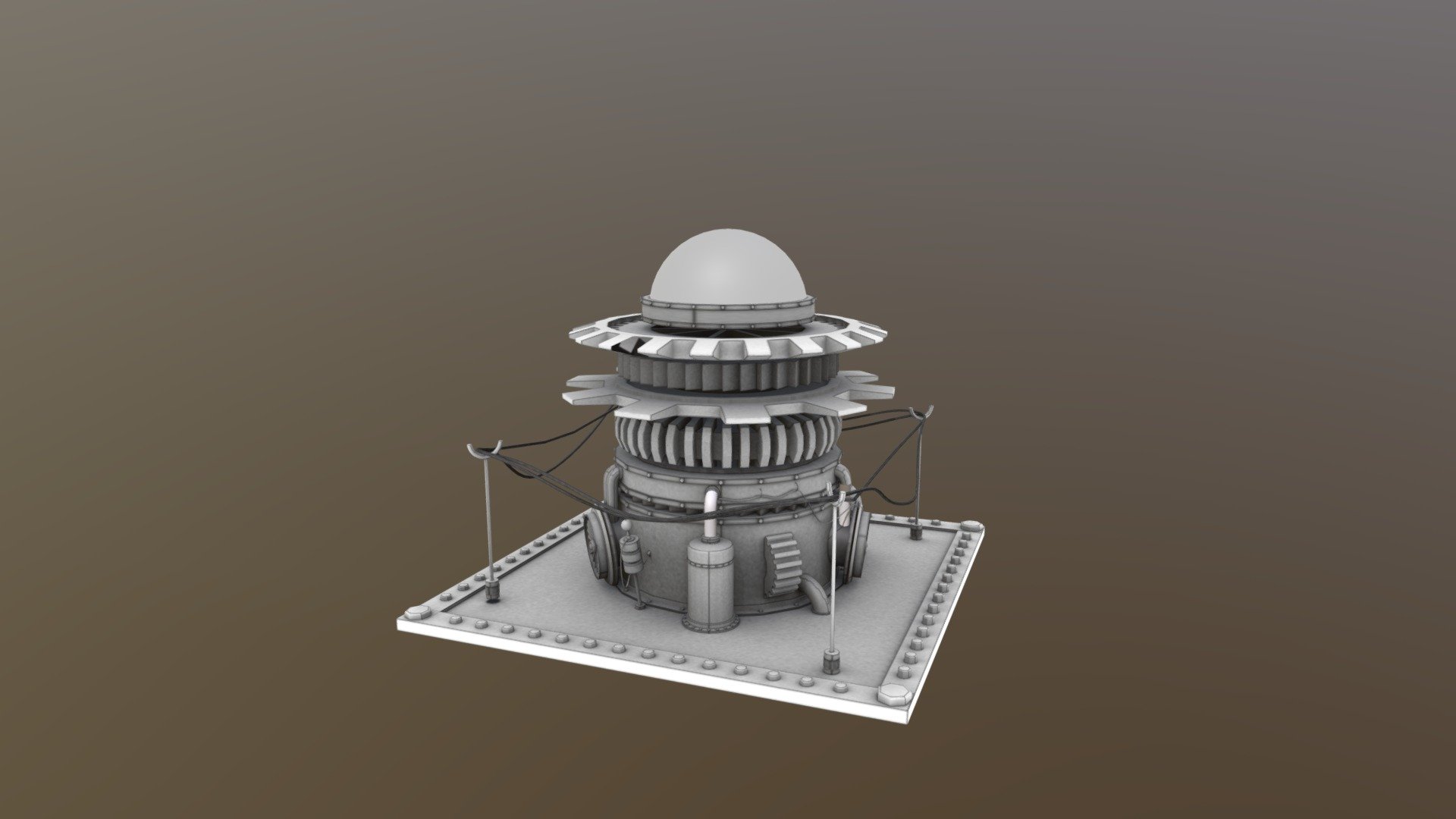 Steampunk Building - 3D model by Allyssa.Joy.Marte [ef3030e] - Sketchfab