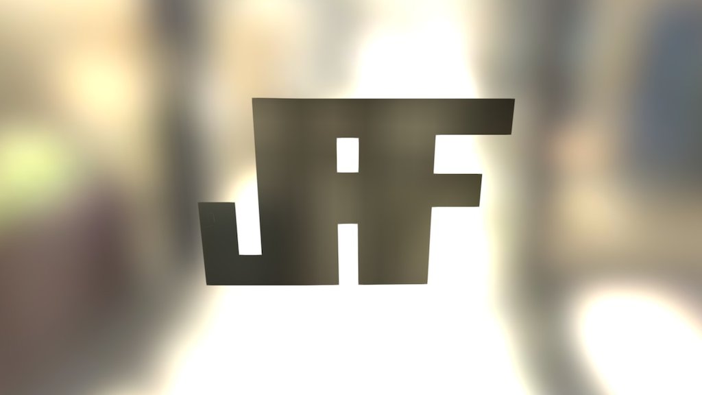 Jaf Logo - 3D model by jakefoerster3 [ef30a5f] - Sketchfab