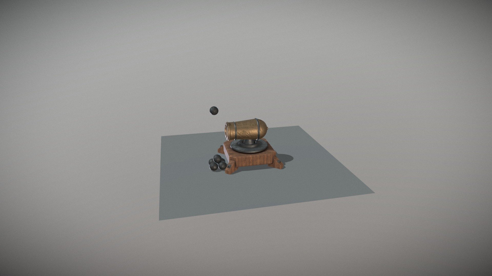 Stylized medieval gun - 3D model by Yuri (@Zeein) [ef31bbc] - Sketchfab