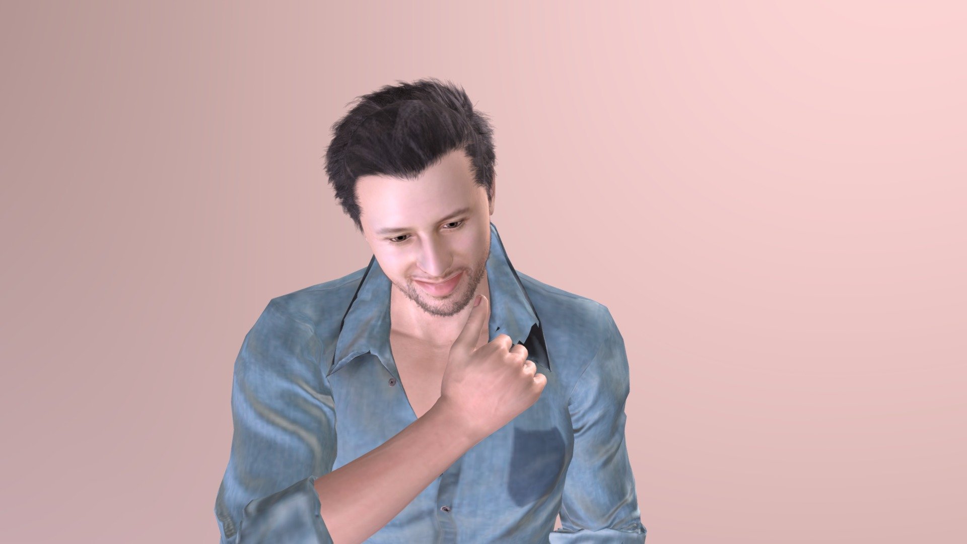 Man top Model - Download Free 3D model by feddaouiahmed (@feddaouiahmed ...