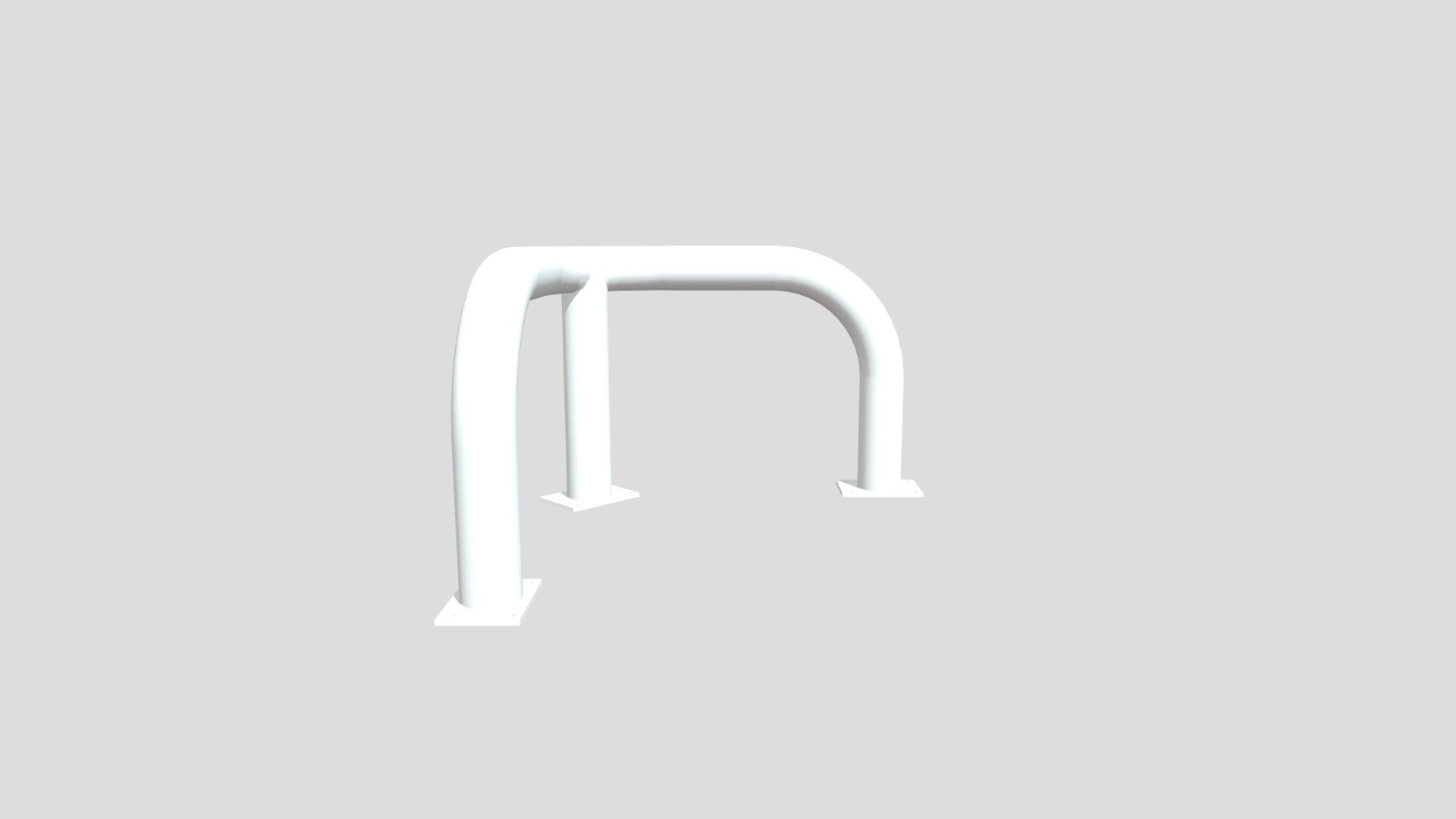 Corner crash protection bar diameter 108 mm - 3D model by TraceParts ...