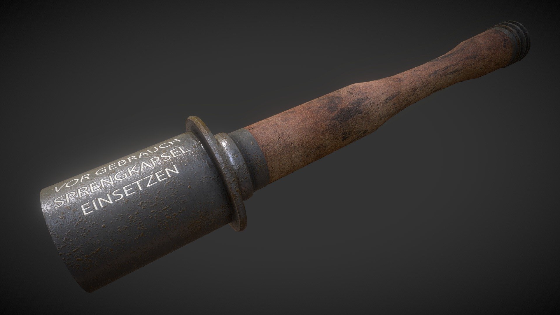 WWII : M24 Grenade - Download Free 3D model by Slayer4Demons [ef34b93 ...