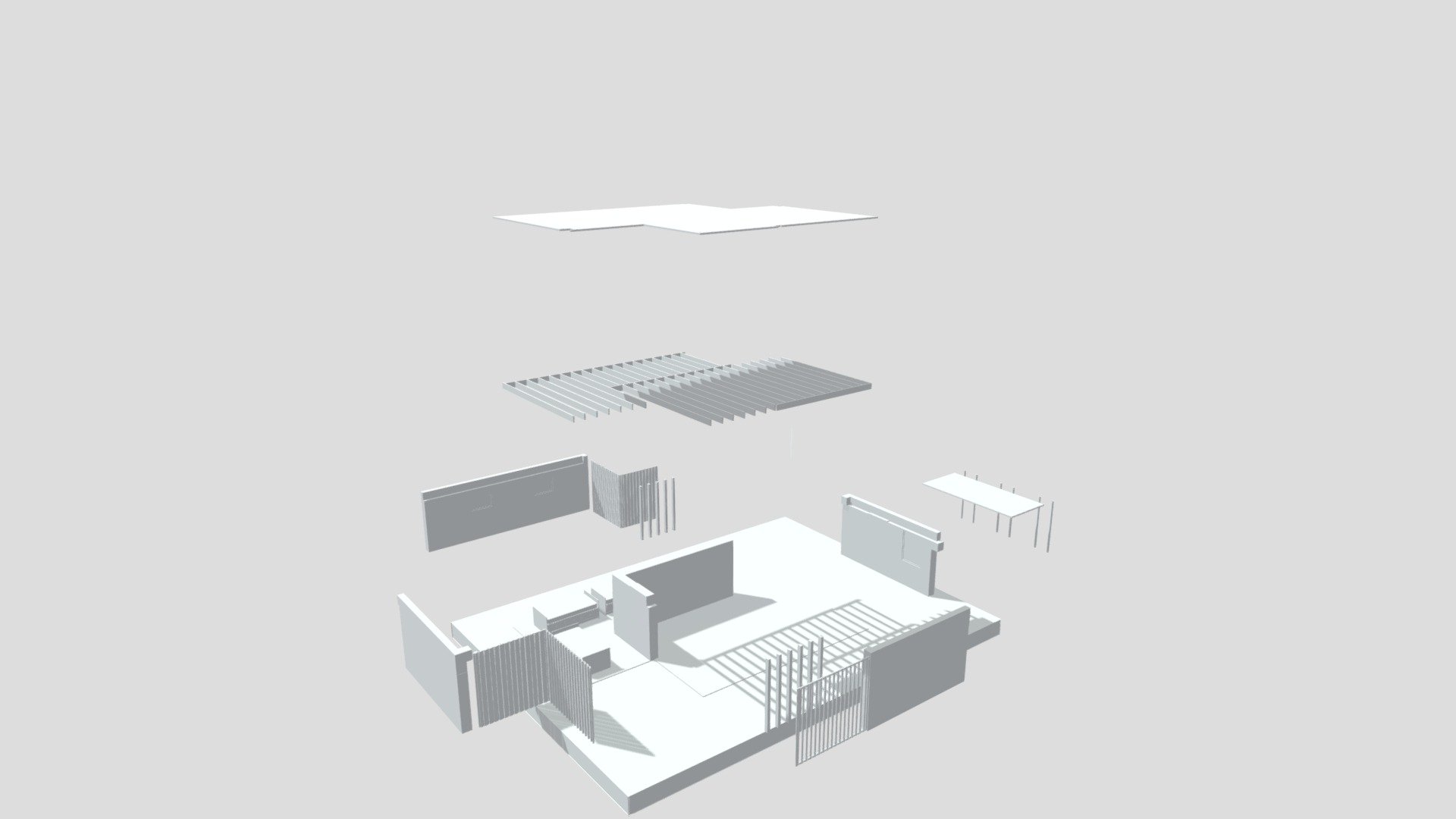 Exploded house 360 - Download Free 3D model by lucioc2114 [ef358d6 ...