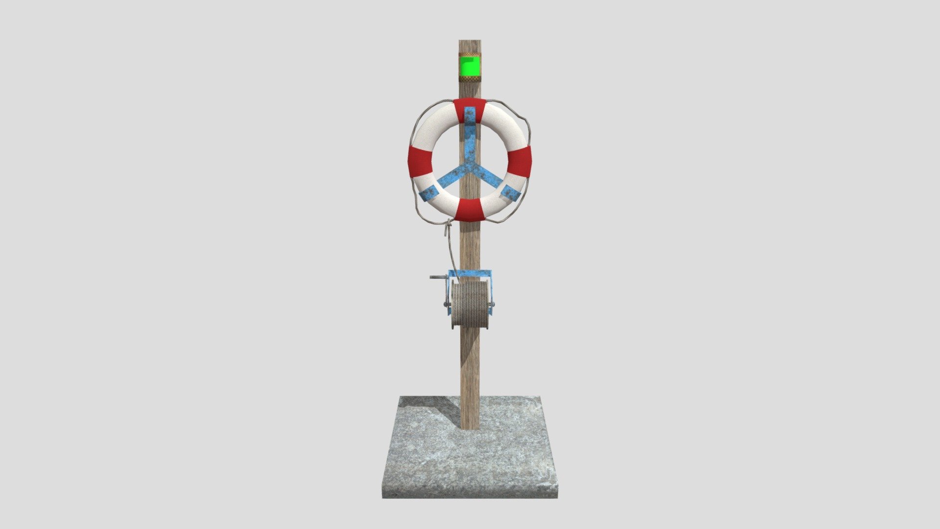 Salvavidas - Download Free 3D model by LIRON [ef35e94] - Sketchfab