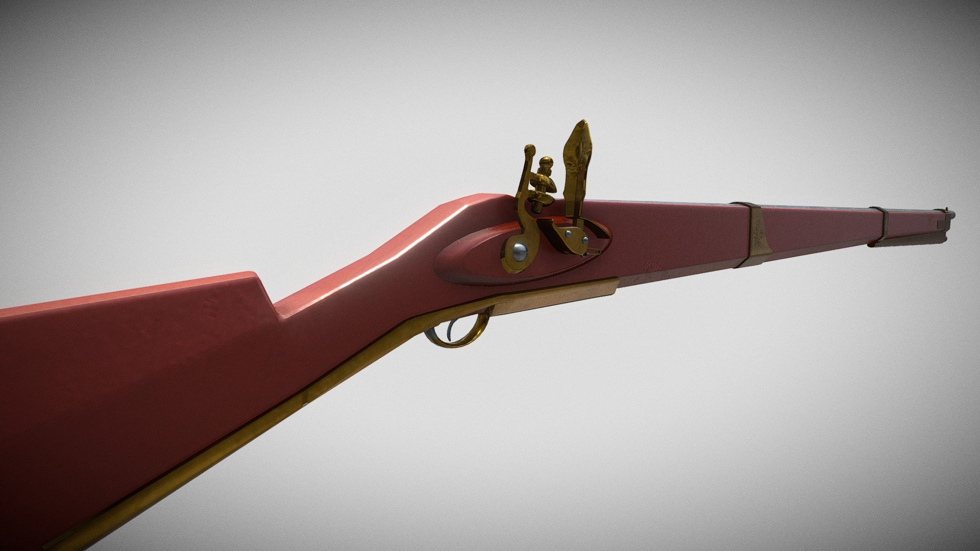 France musket 1752 - 3D model by hamancha [ef37883] - Sketchfab