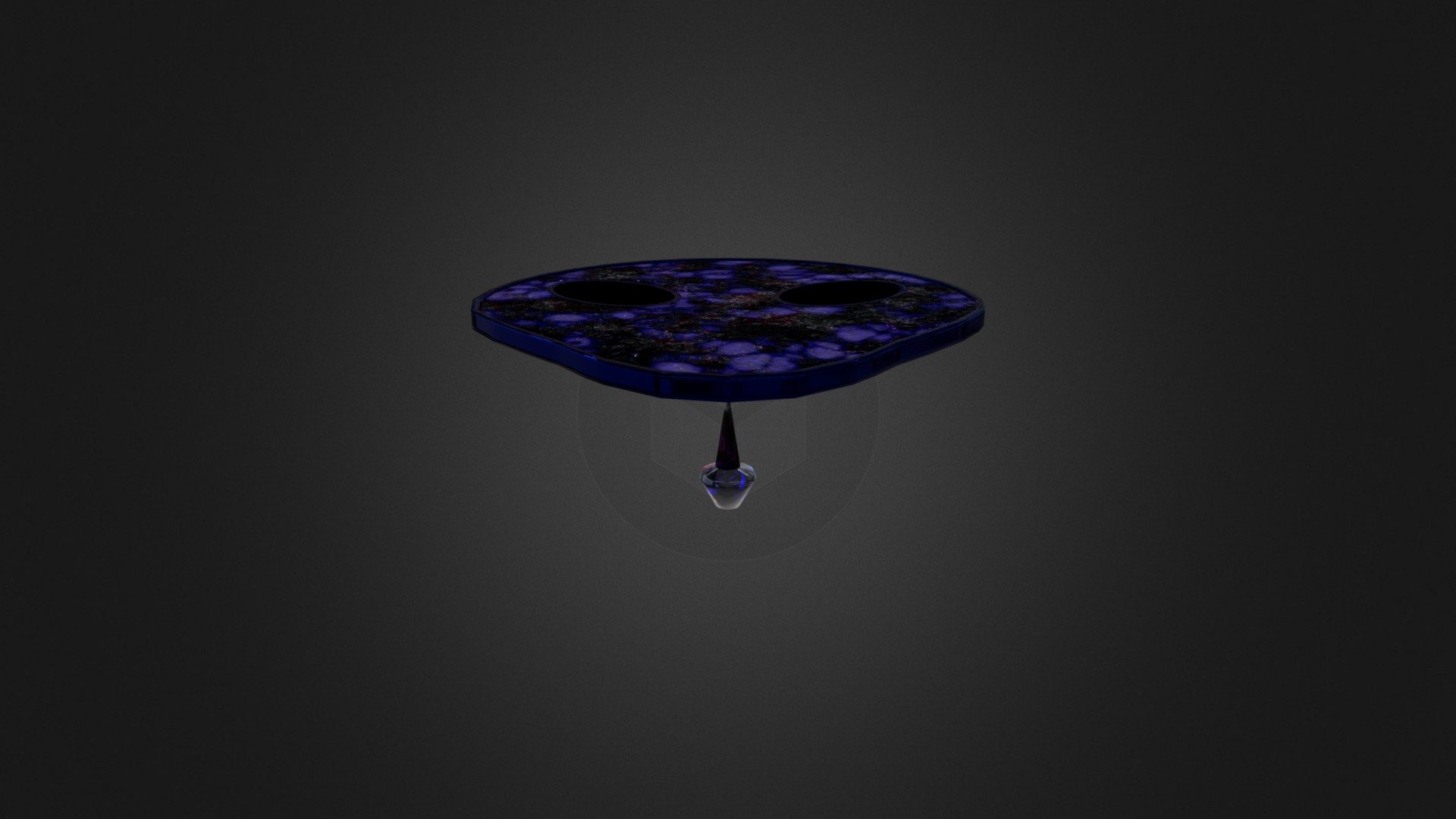 Alien Head Table with UFO Marble Base - 3D model by Gortiva [ef378cb ...