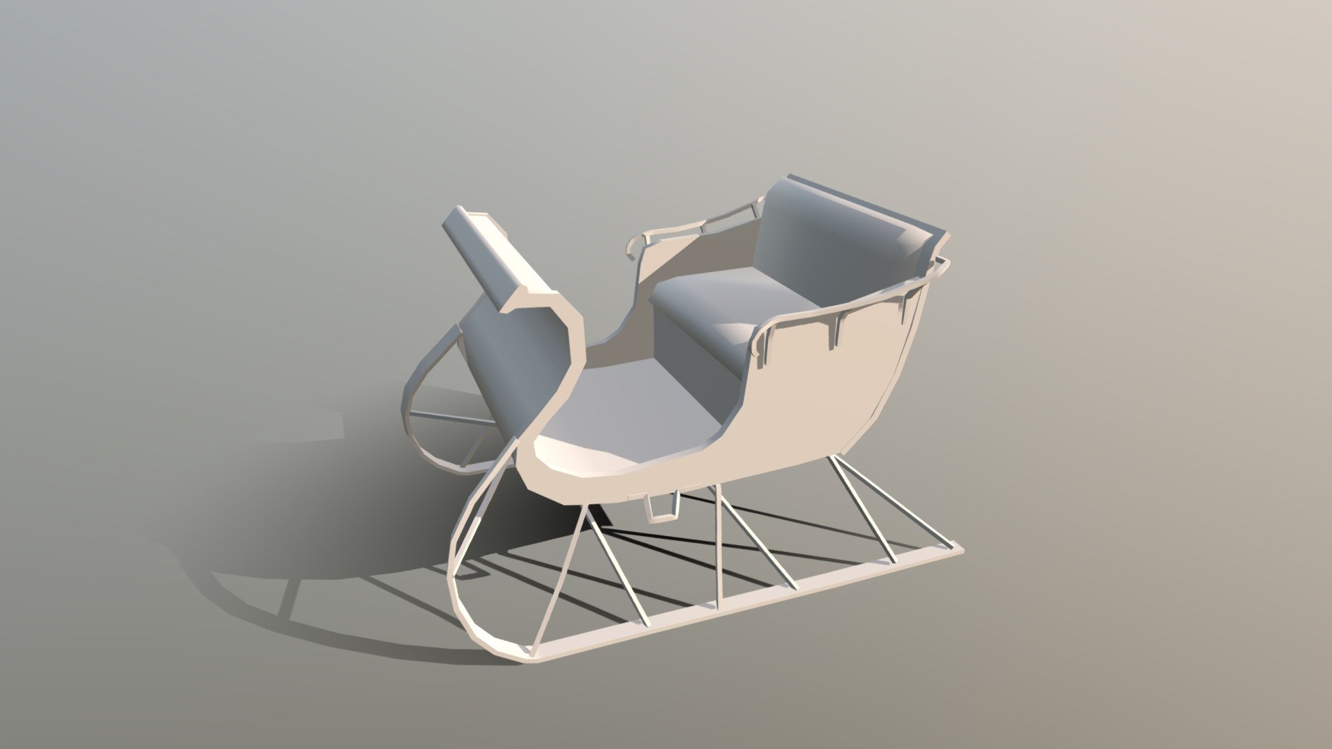 Sleigh - 3D model by plasmaernst [ef3888f] - Sketchfab