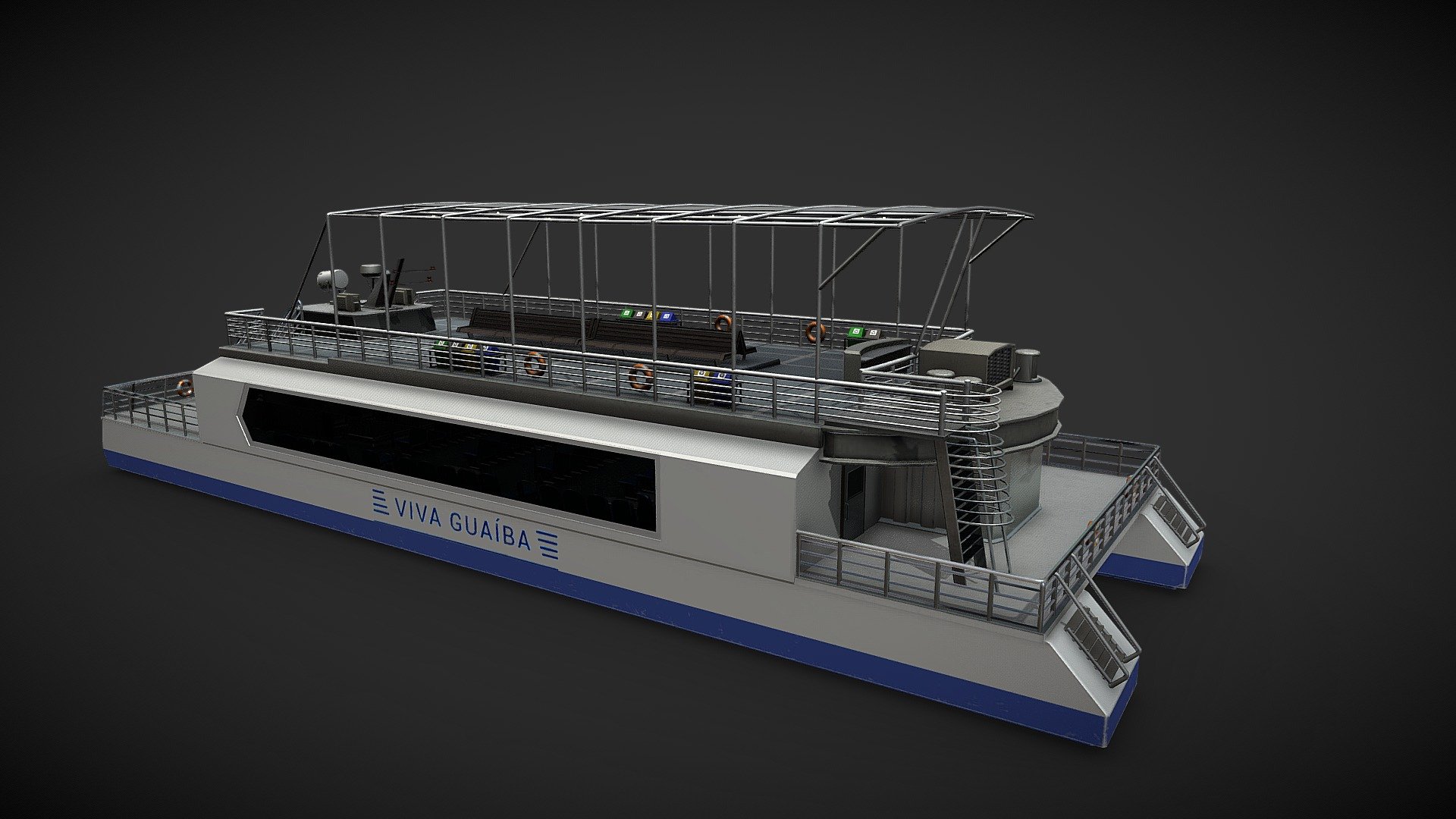 Metaverse Webgl Barge - 3D model by Cai Santos (@caisantos) [ef3b4c4 ...