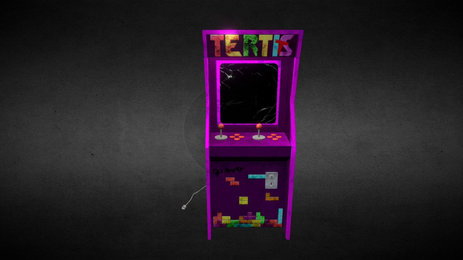 Abandonded/Vandalised Arcade Machine - Download Free 3D model by Hannah ...