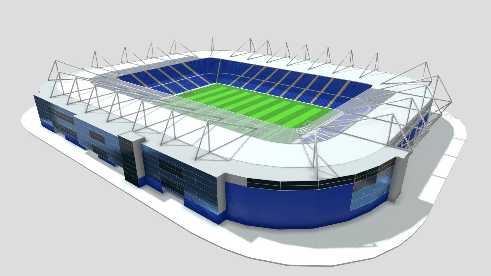 Leicester City - King Power Stadium 3D - Buy Royalty Free 3D model by ...