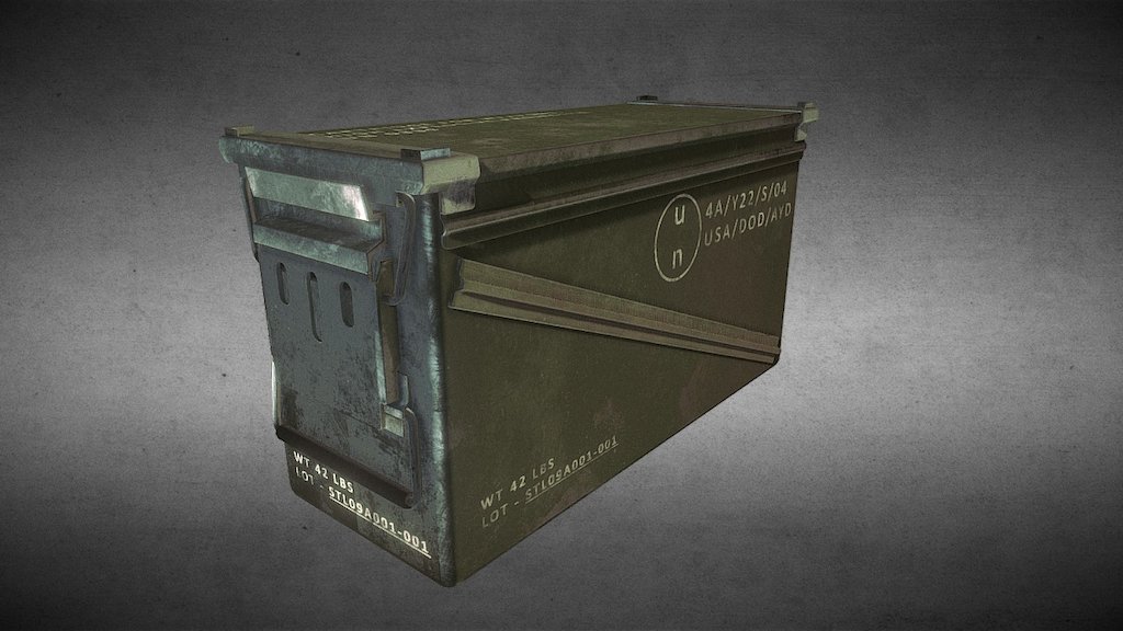 40mm Ammo Can - 3D model by Danny Elliott (@DanielElliott) [ef40ac8 ...