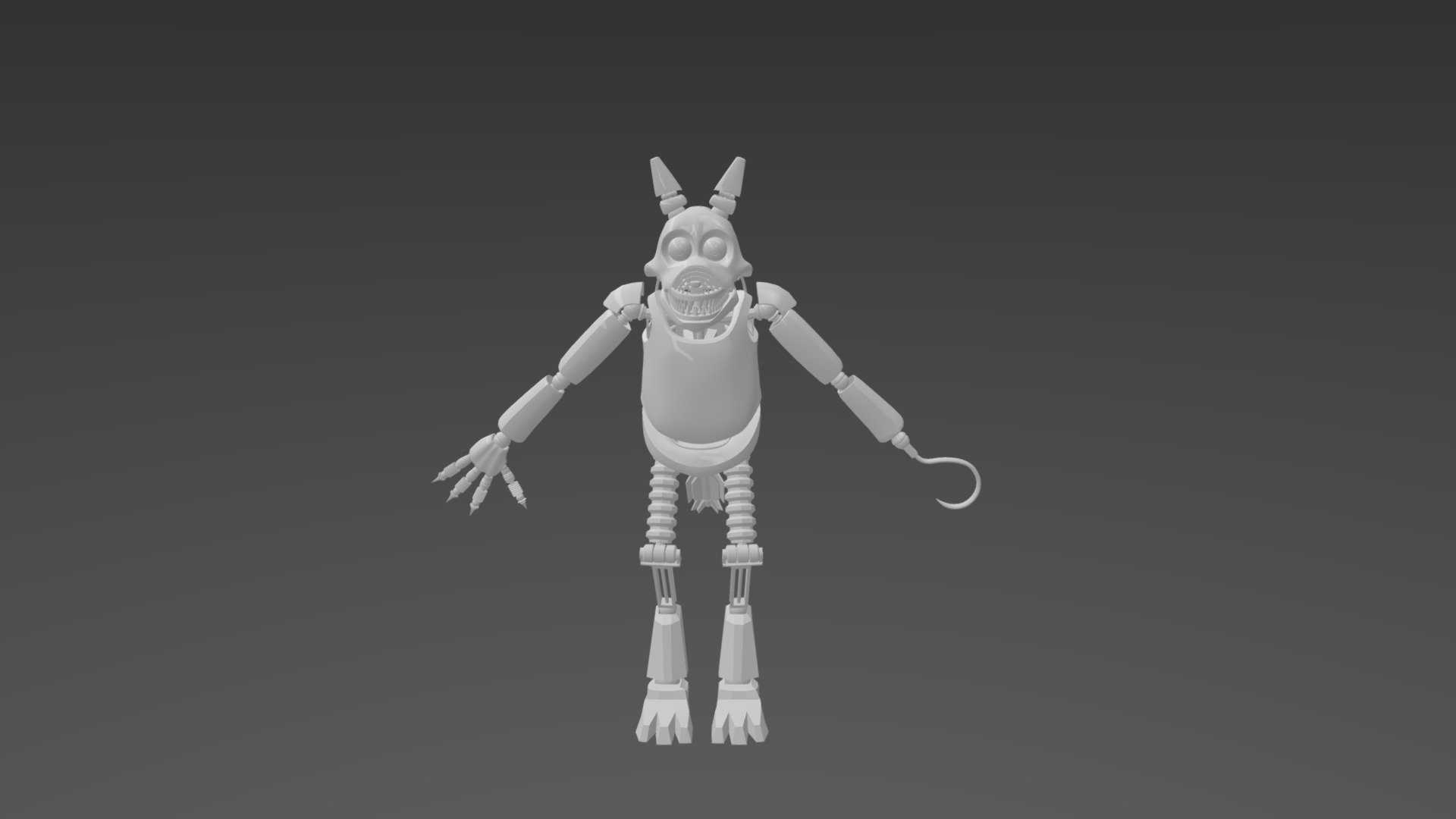 Nightmare Foxy Prev - 3D model by johnlancaster [ef40e0a] - Sketchfab