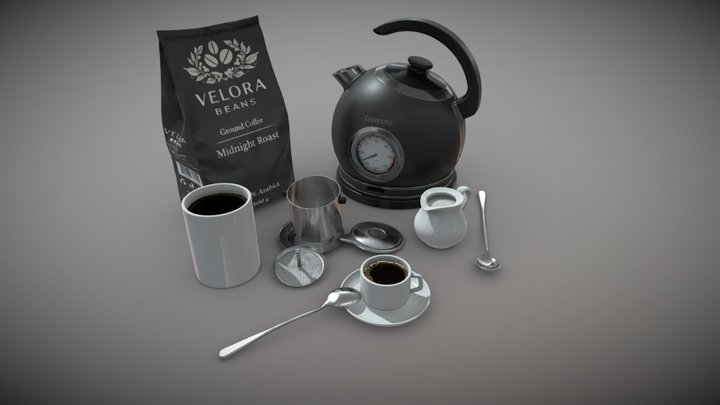 Cafe 3D models - Sketchfab