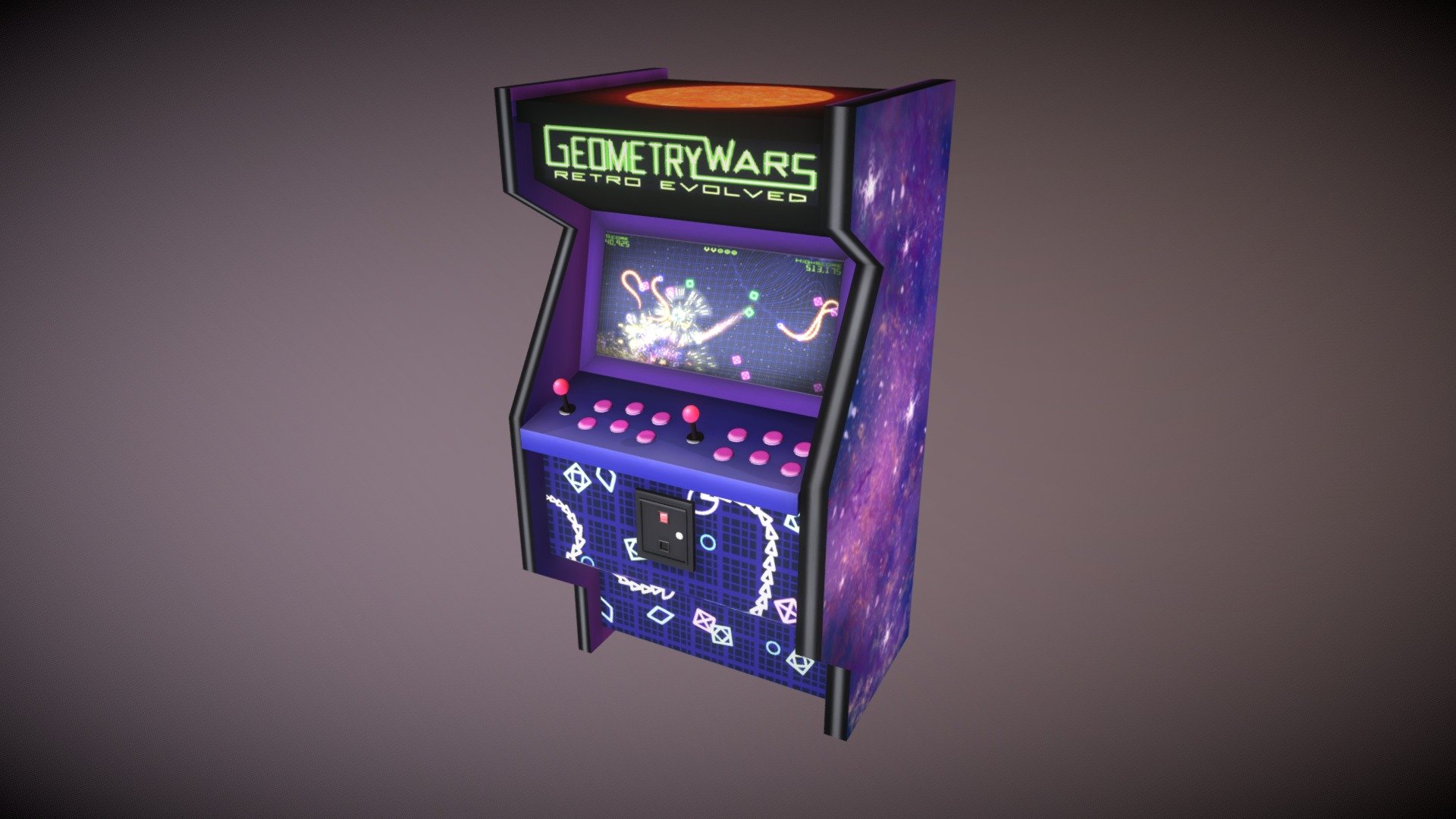 Arcade - 3D model by Marine Millot (@mononoke06) [ef420a8] - Sketchfab