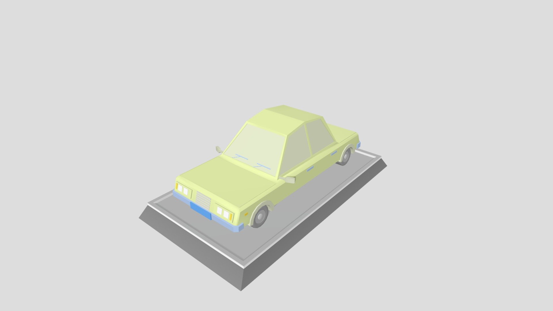 Low Poly Car - 3D model by ruslanmikaielian [ef43614] - Sketchfab