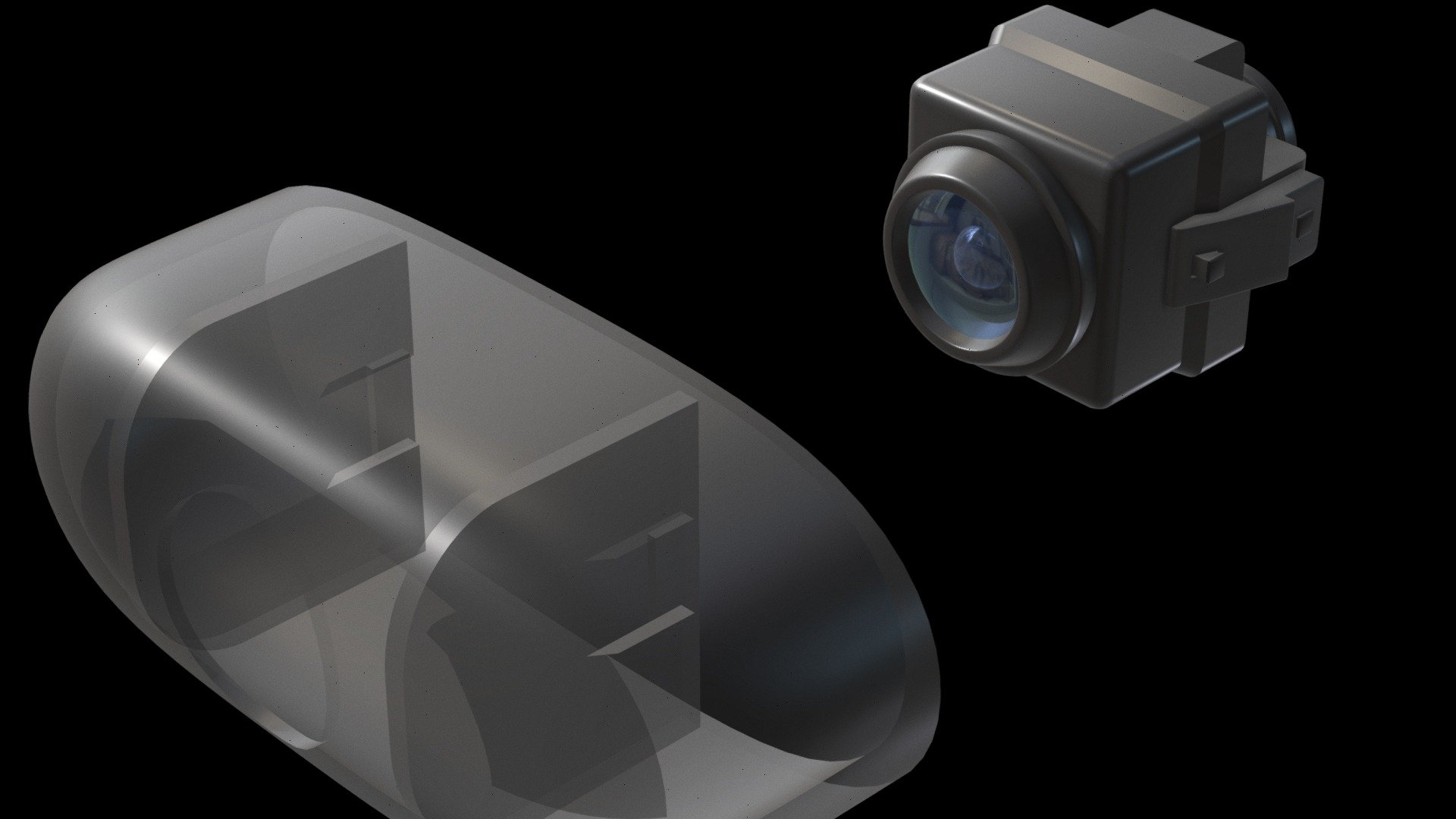 AVM 카메라 모듈 차량 고정용 어셈블리 (2024-41) - 3D model by illunex [ef43772 ...