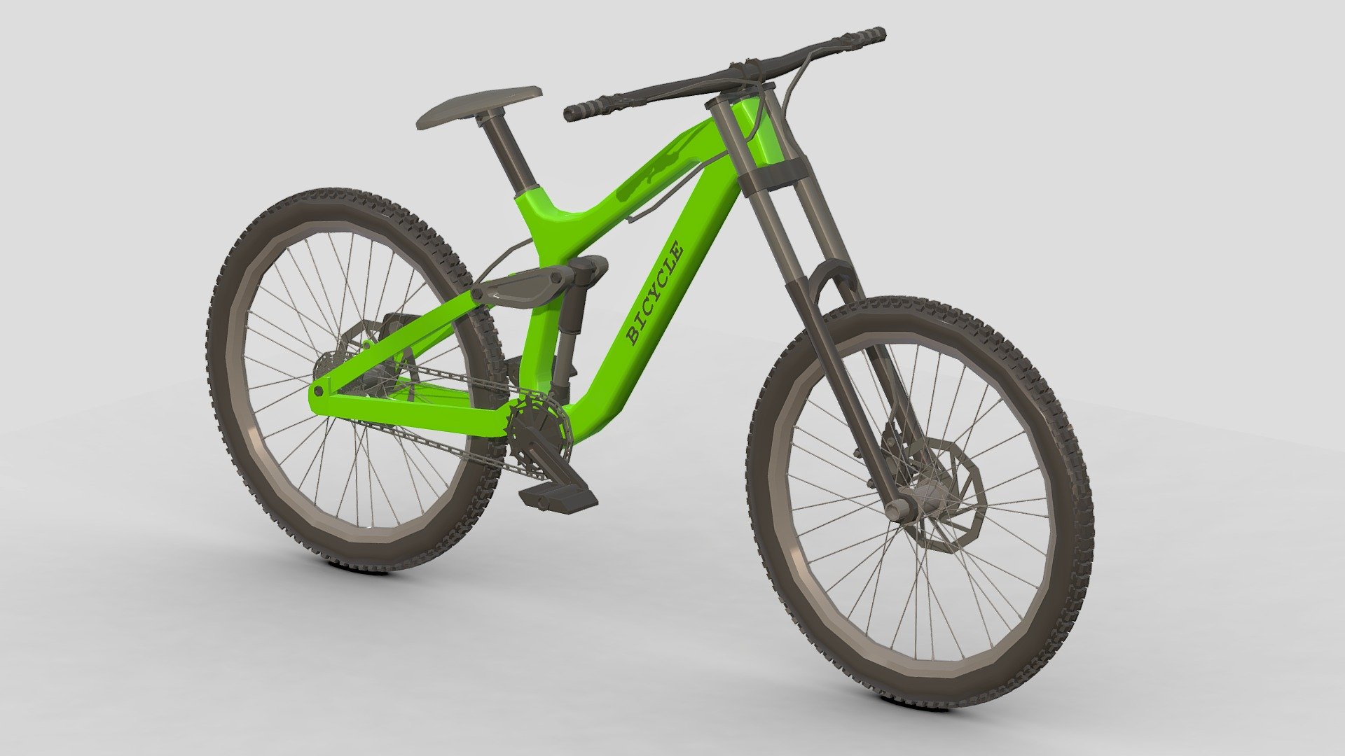 Low- Poly Bicycle # 5 - Download Free 3D model by Sidra (@Sidramax ...
